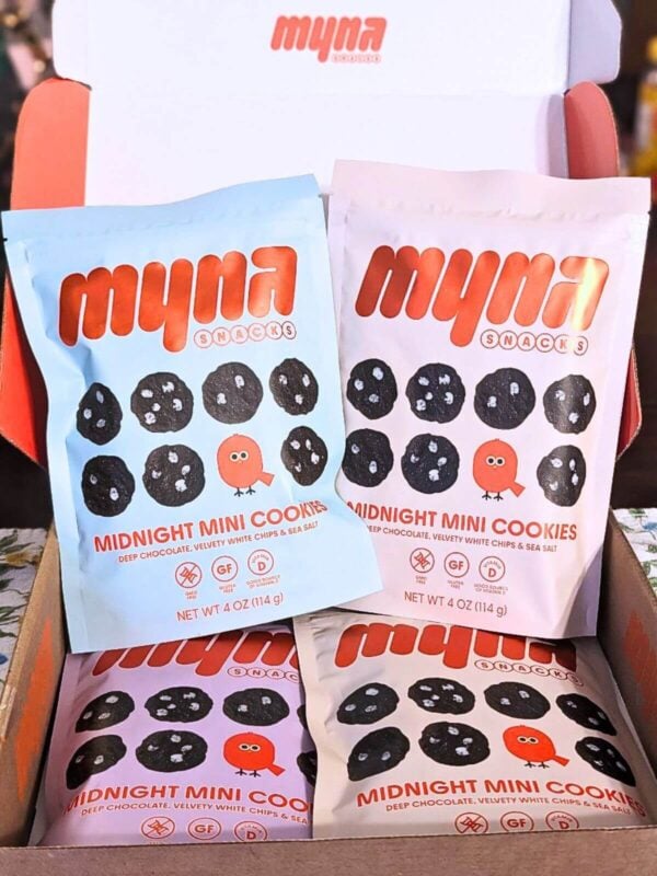 Myna Snacks Midnight Mini Cookies Honest Review